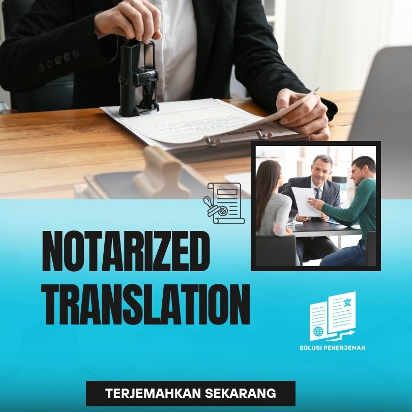 Notarized Translation Service for Official & Legal Documents